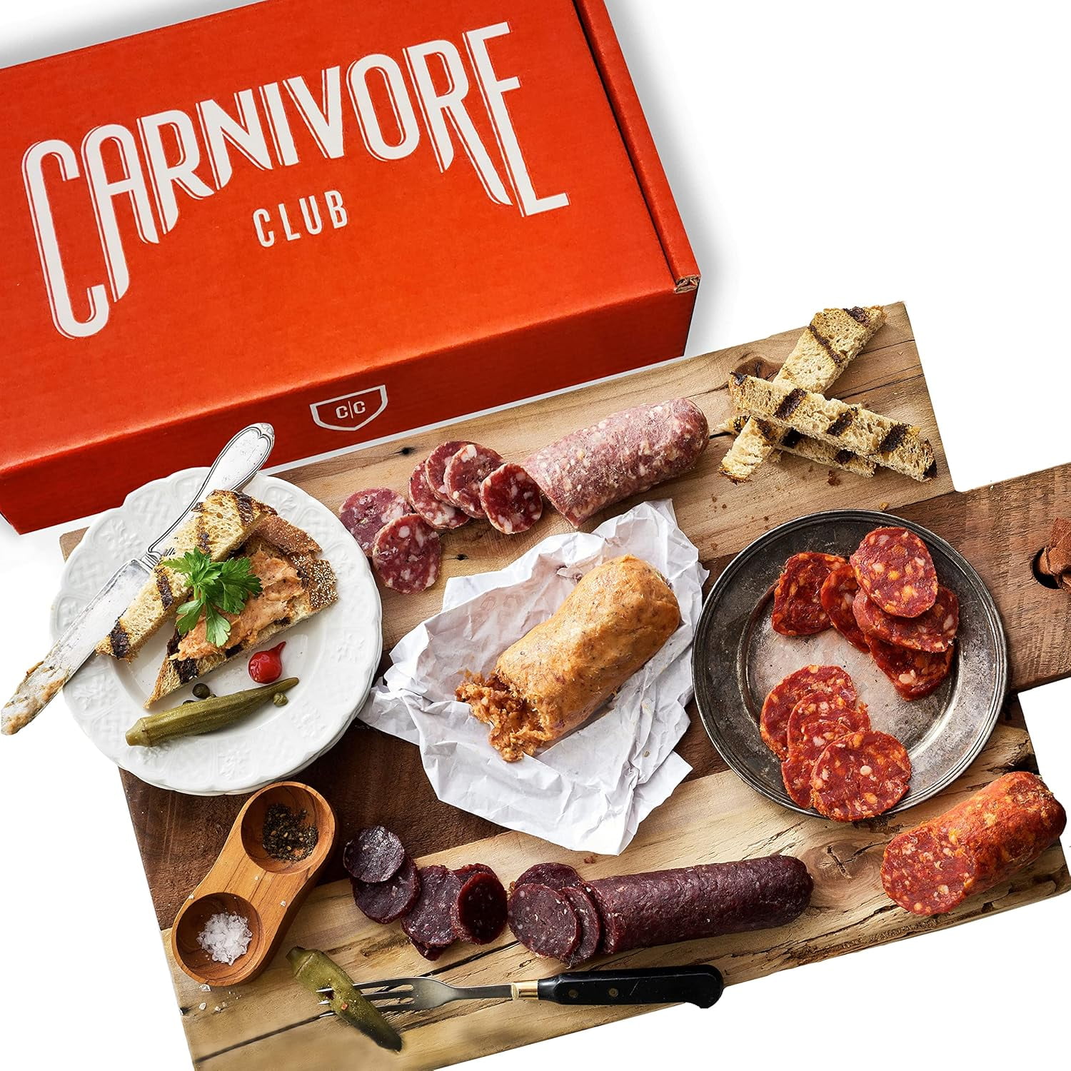 Carnivore Club Gift Box (Gourmet Food Gift) 5 Italian Meats Sampler ...