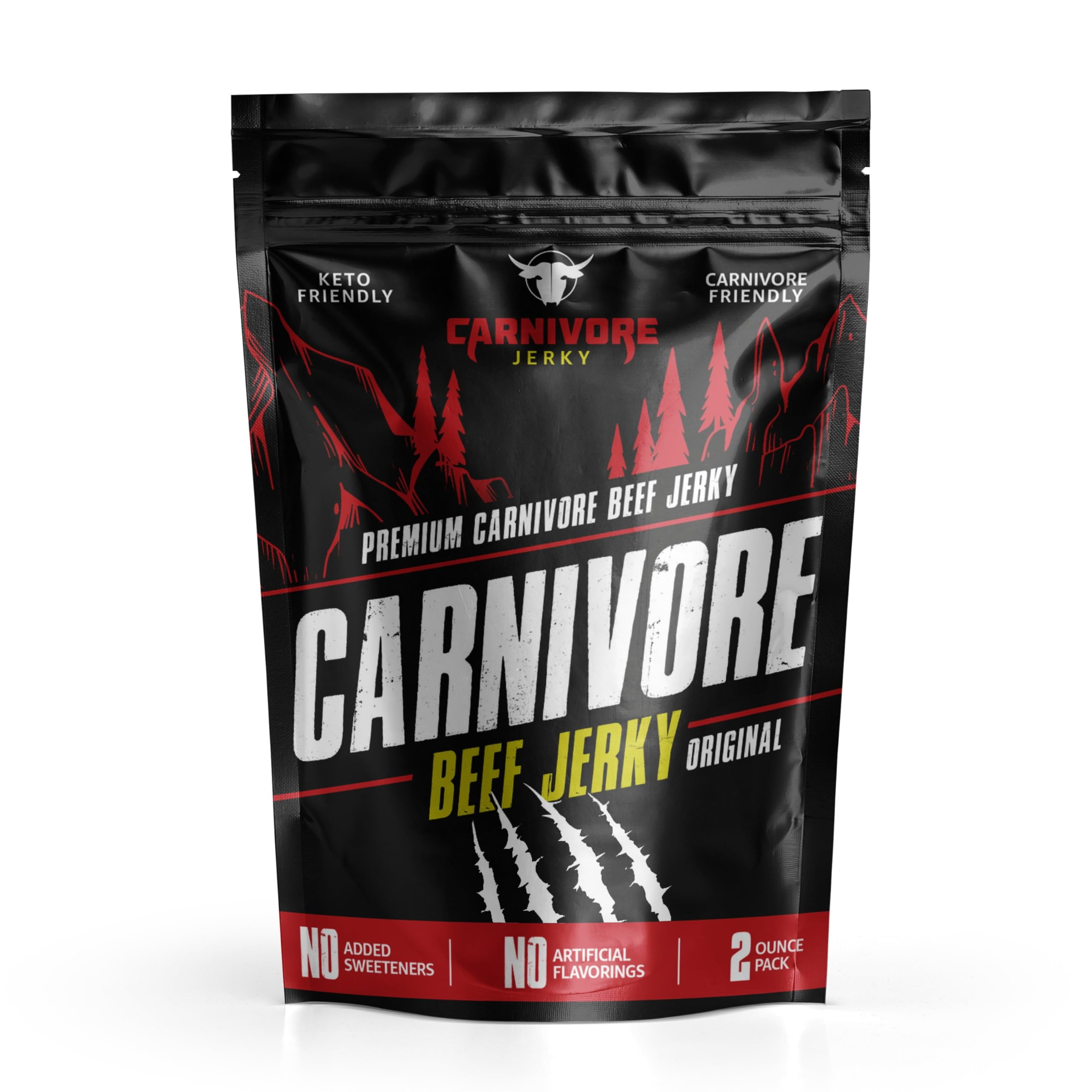 Carnivore Jerky | Grass BCF26 Fed Beef Jerky - 3 Simple Ingredients ...