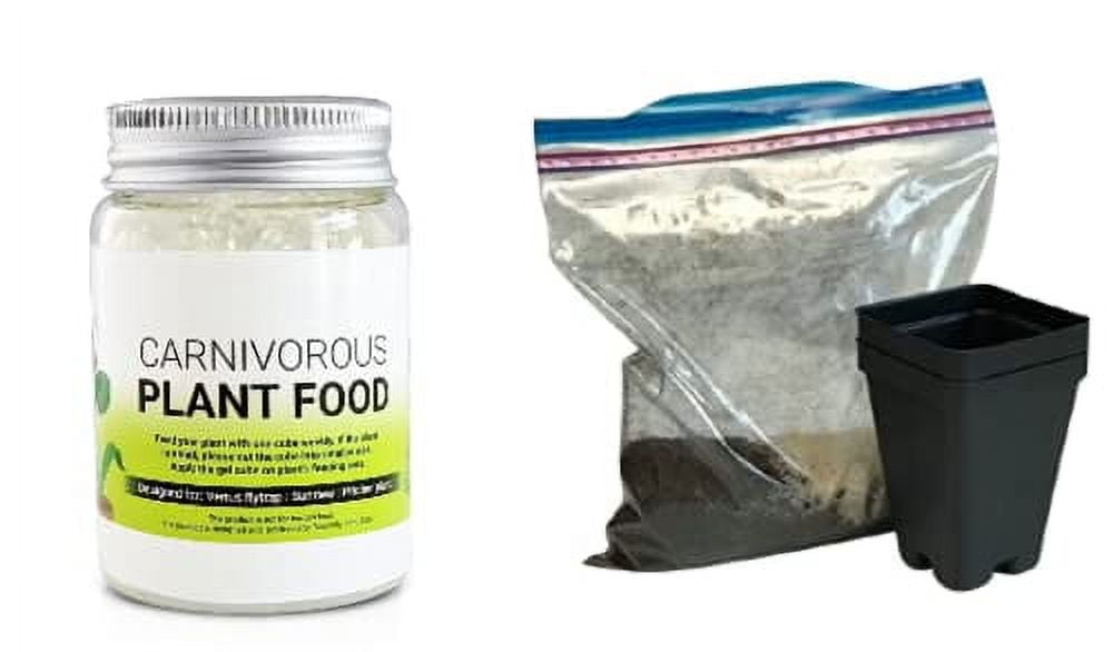 Carnivorous Plant Food + Soil Kit, Carnivorous Bundle - Walmart.com