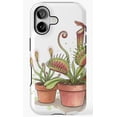Carnivorous Plants Botany Design Phone Case for iPhone 11 12 13 14 15 ...