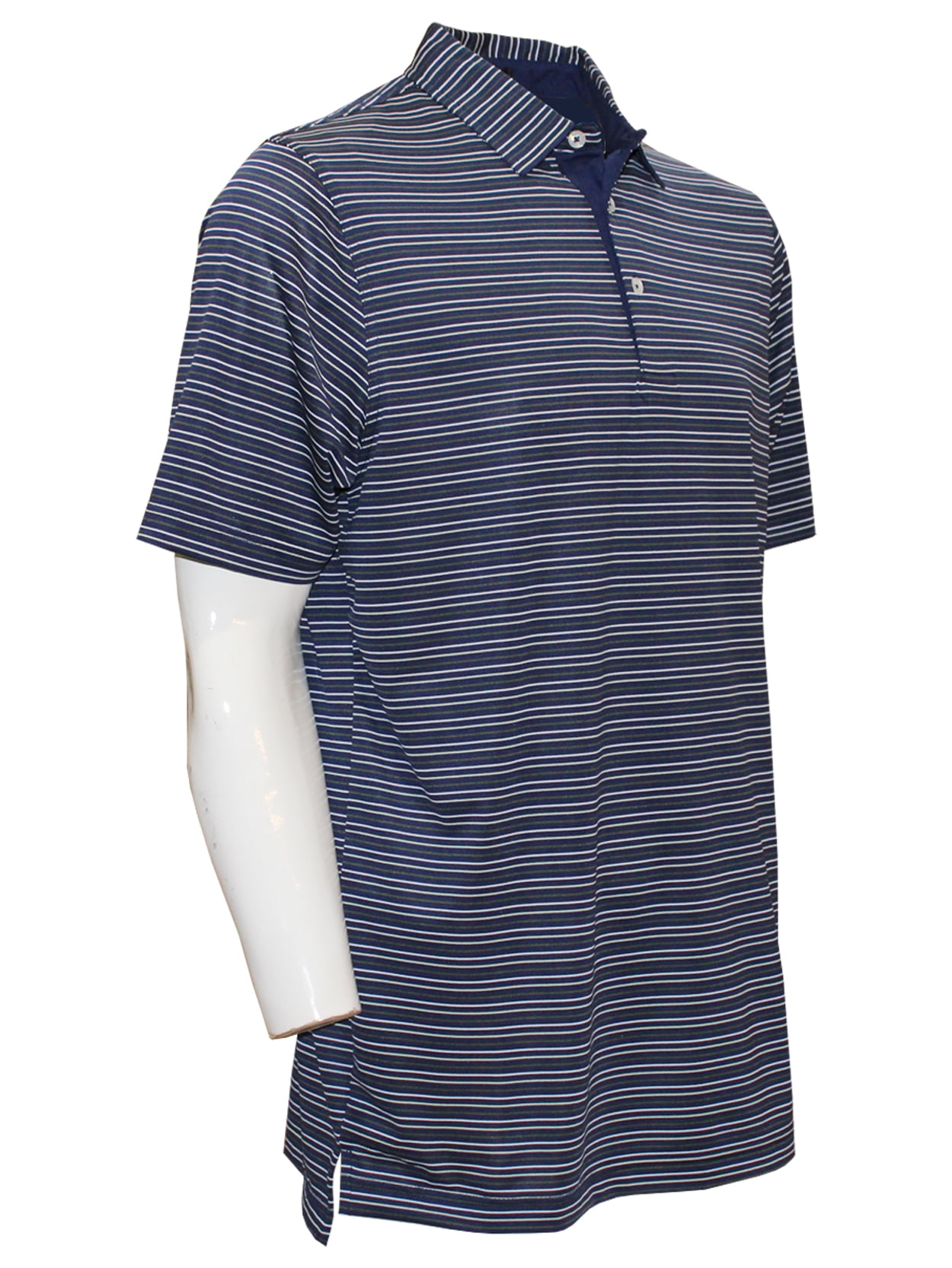 Carnoustie Men's Triple Striped Performance Polo Golf Shirt, 2X-Large ...