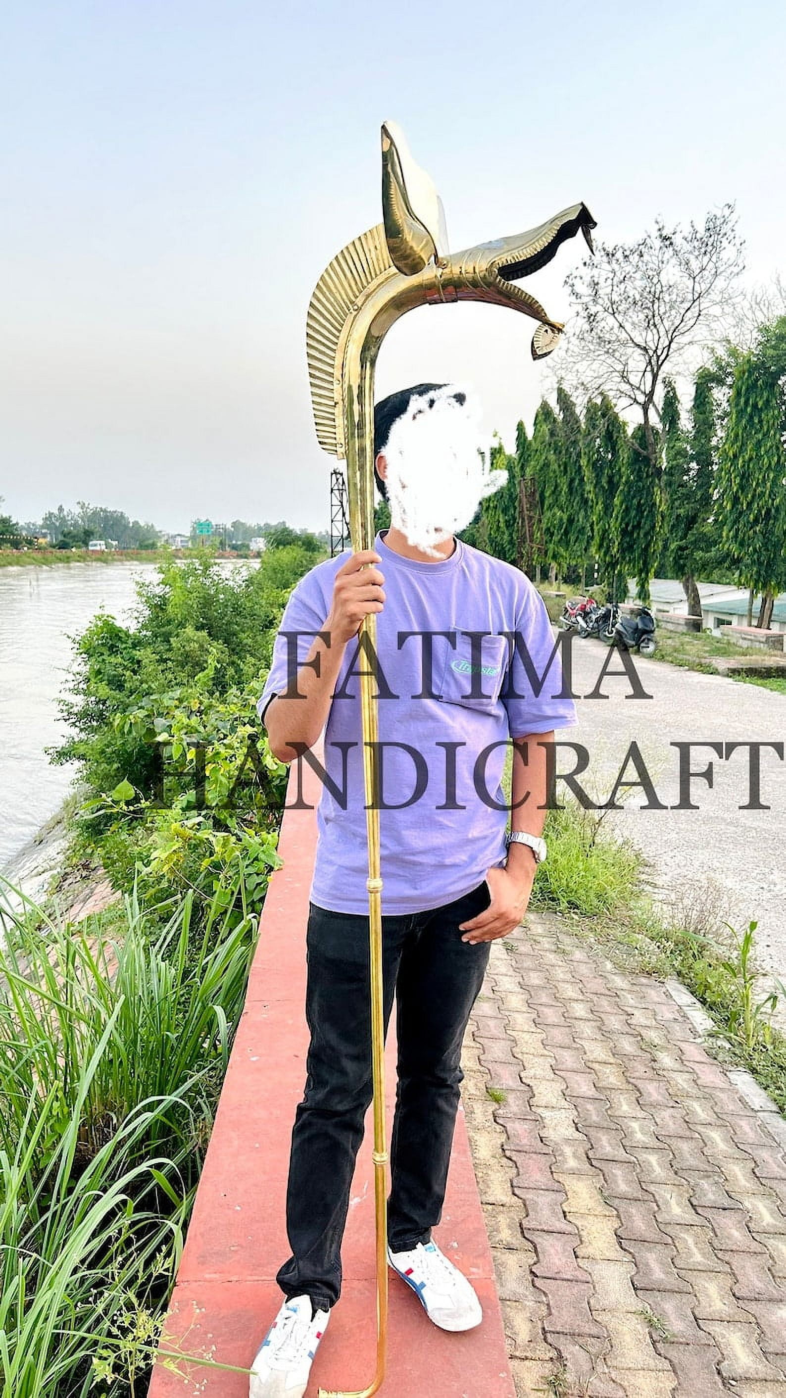 Carnyx Horn Medieval Full Brass Serpant Celtic Carnyx War Working ...