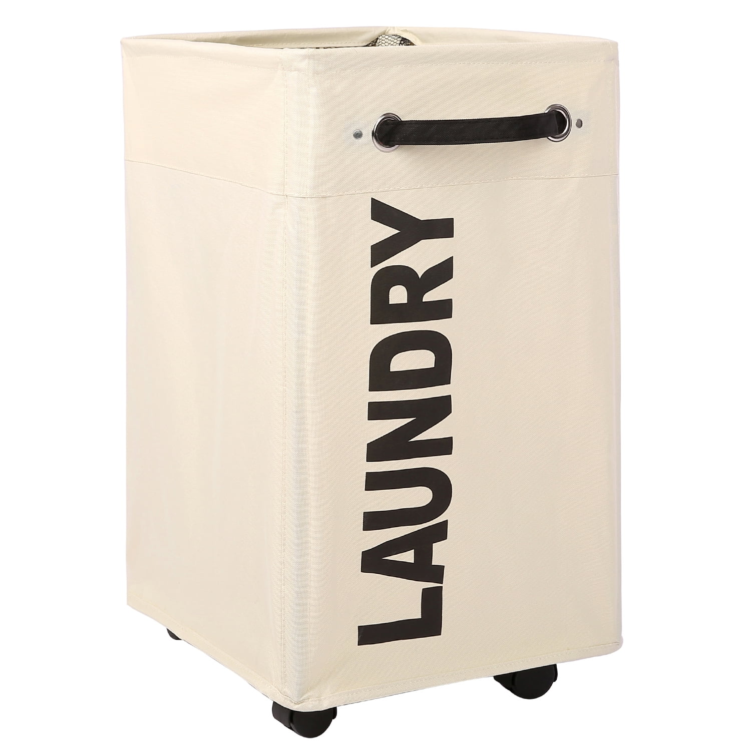 "Caroeas 24"" Pro+ Wheeled Laundry Hamper, Heavy Duty Dirty Clothes ...