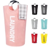 Caroeas Waterproof 95L X-Large Collapsible Laundry Basket with Padded ...