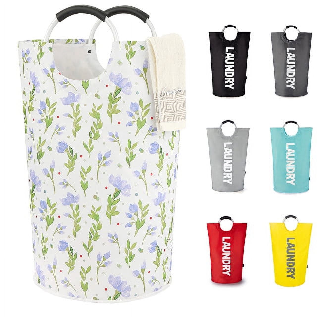 Caroeas XX-Large 115L Collapsible Waterproof Laundry Basket with Padded ...