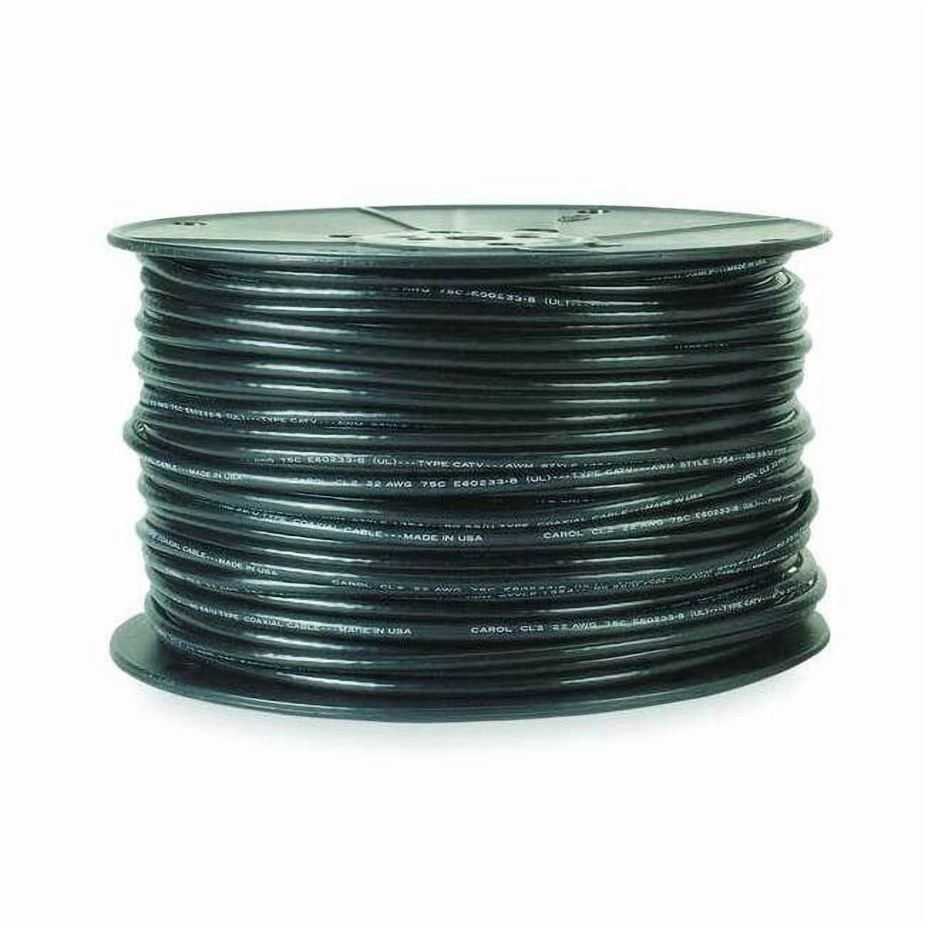 Carol Coaxial Cable,18 AWG,Black C5889.41.01 - Walmart.com