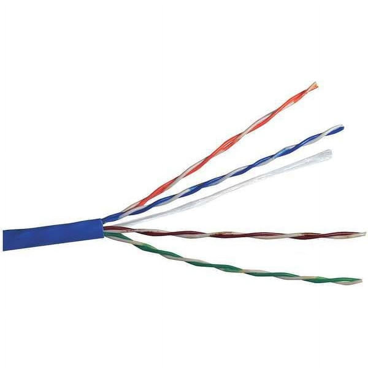 Carol Data Cable,Cat 5e,24 AWG,1000ft,Blue CP5.30.07 - Walmart.com