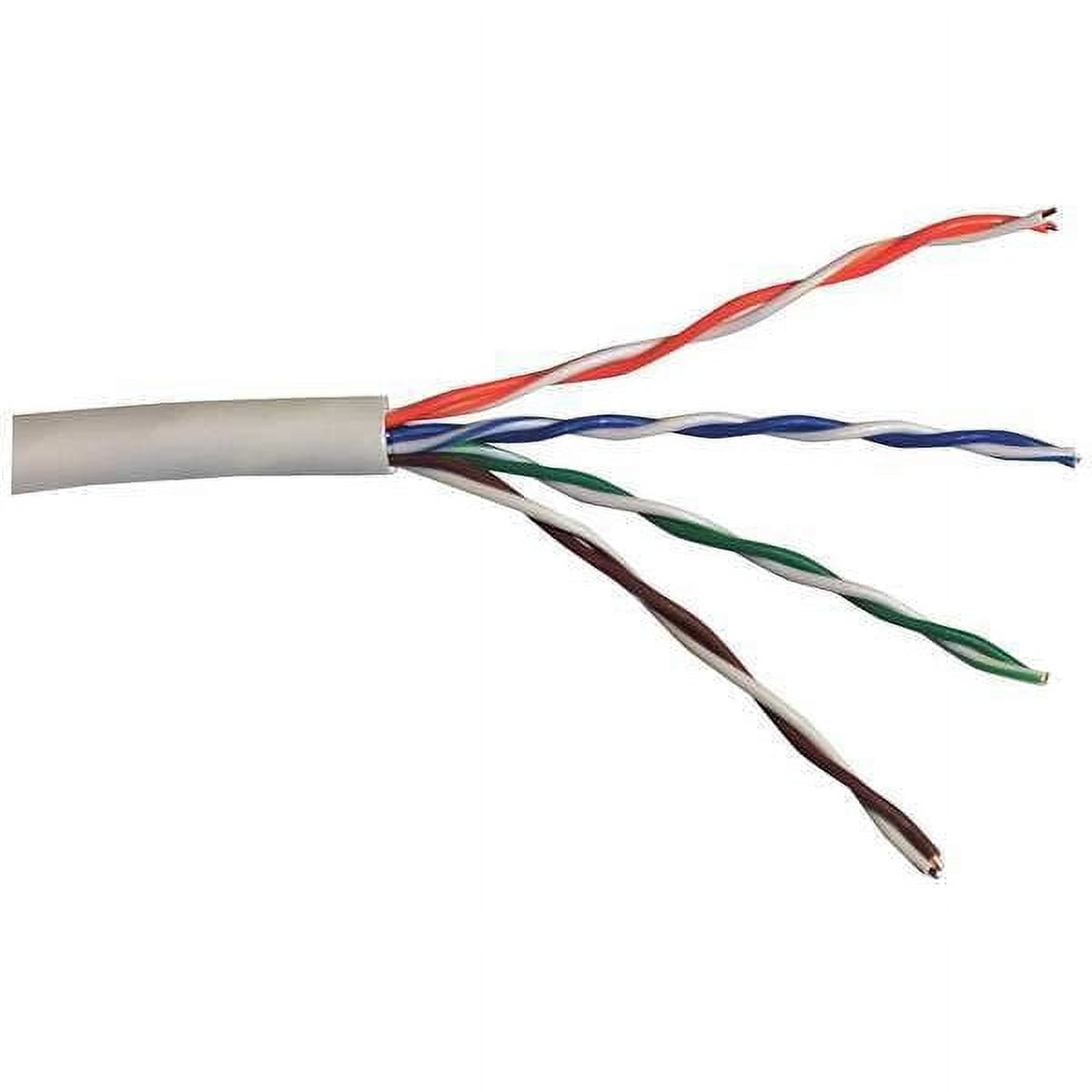 Carol Data Cable,Cat 5e,24 AWG,1000ft,White CR5.30.02 - Walmart.com