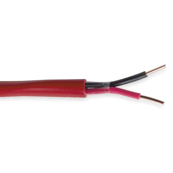Carol Fire Alarm Cable, 2 C, Red, PVC, 1000 ft. E3602S.30.03 - Walmart.com