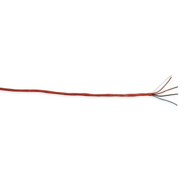 Carol Fire Alarm Cable,Riser,4 Wire,Red,1000ft E3504S.30.03 - Walmart.com