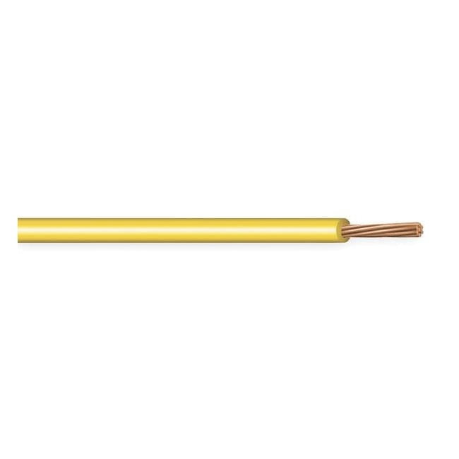 AWM, MTW, TEW, TFF, Machine Tool Wire, Copper, 18 AWG, Yellow, Stranded ...