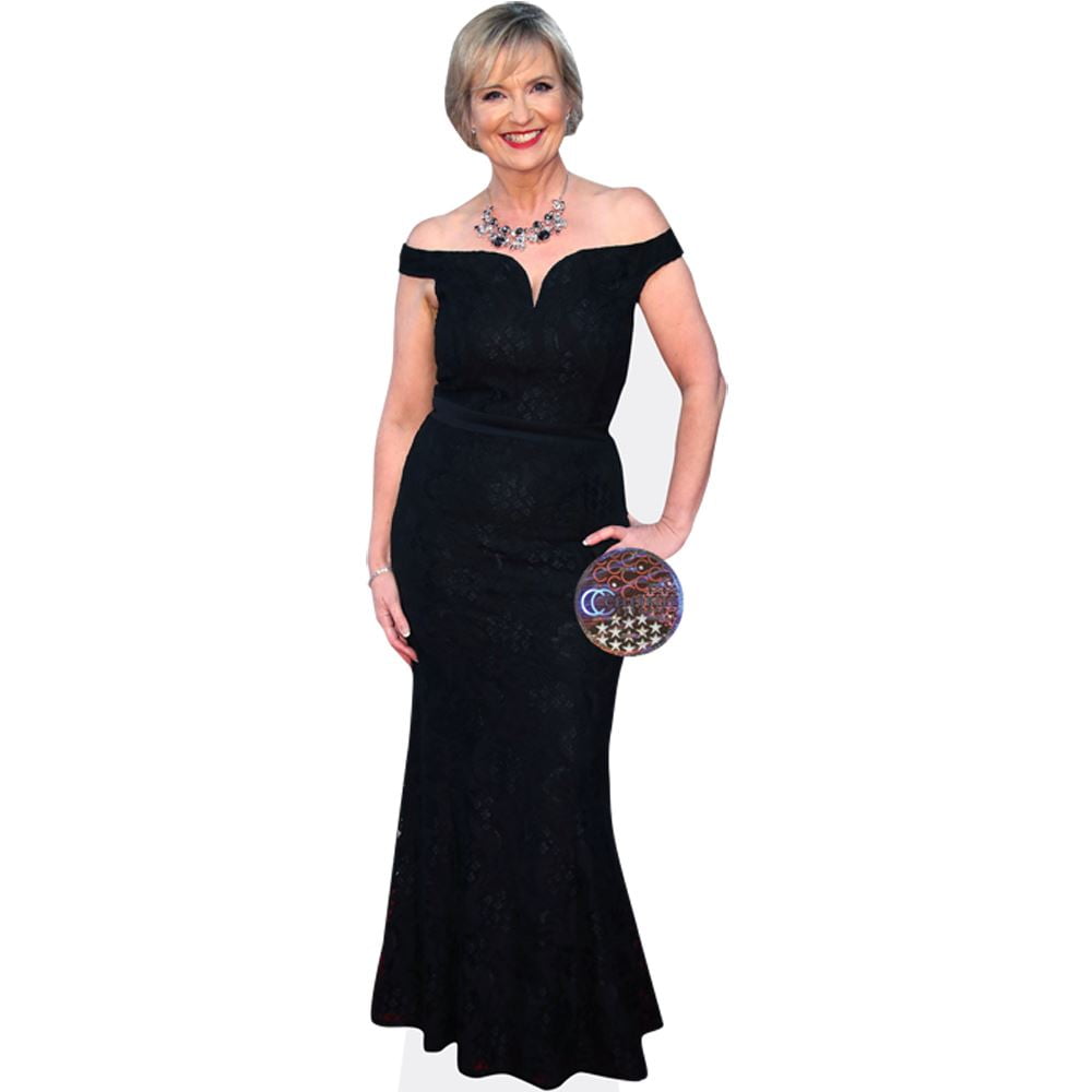 Carol Kirkwood (Black Dress) Mini Cardboard Cutout Standee - Walmart.com