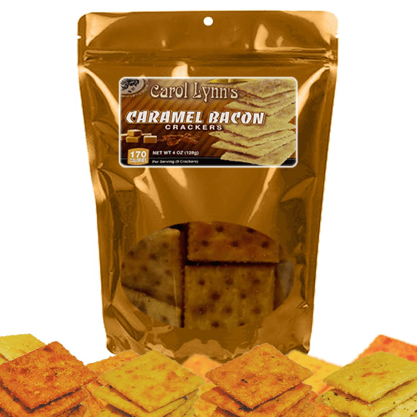 Carol Lynn's Gourmet Flavored Crackers - Caramel Bacon Cheese Dip ...