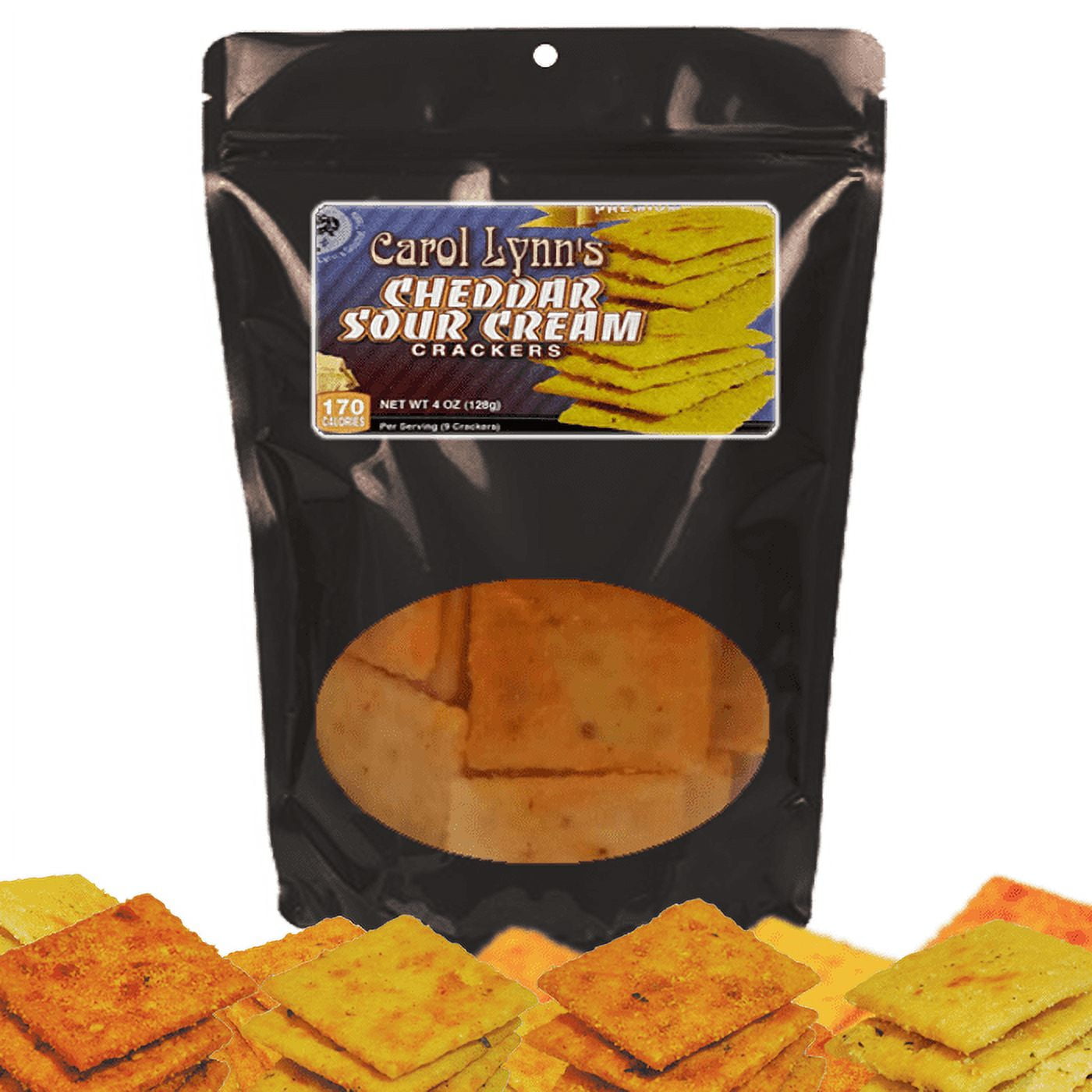 Carol Lynn's Cheddar Sour Cream Crackers - Walmart.com