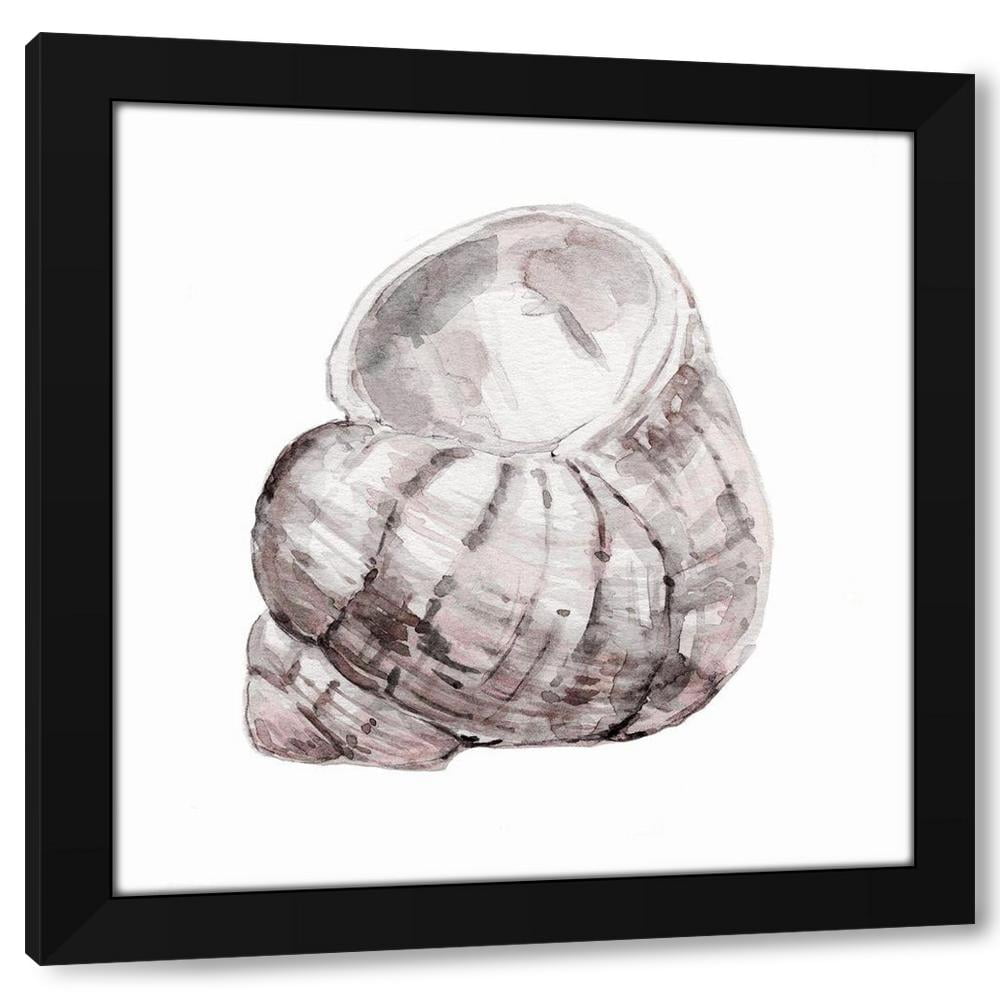 Carol Robinson 12x12 Black Modern Wood Framed Wall Art Titled - Blush ...