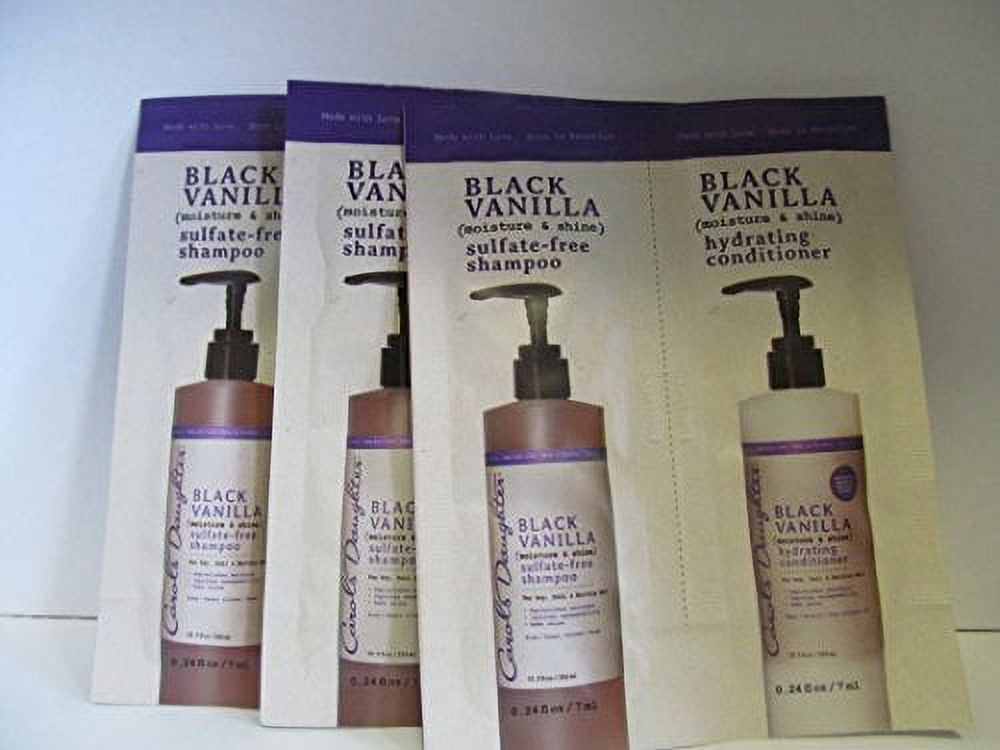 Carol's Daughter Black Vanilla Shampoo & Conditioner Packettes ... Carol's Daughter Black Vanilla Shampoo & Conditioner Packettes ...