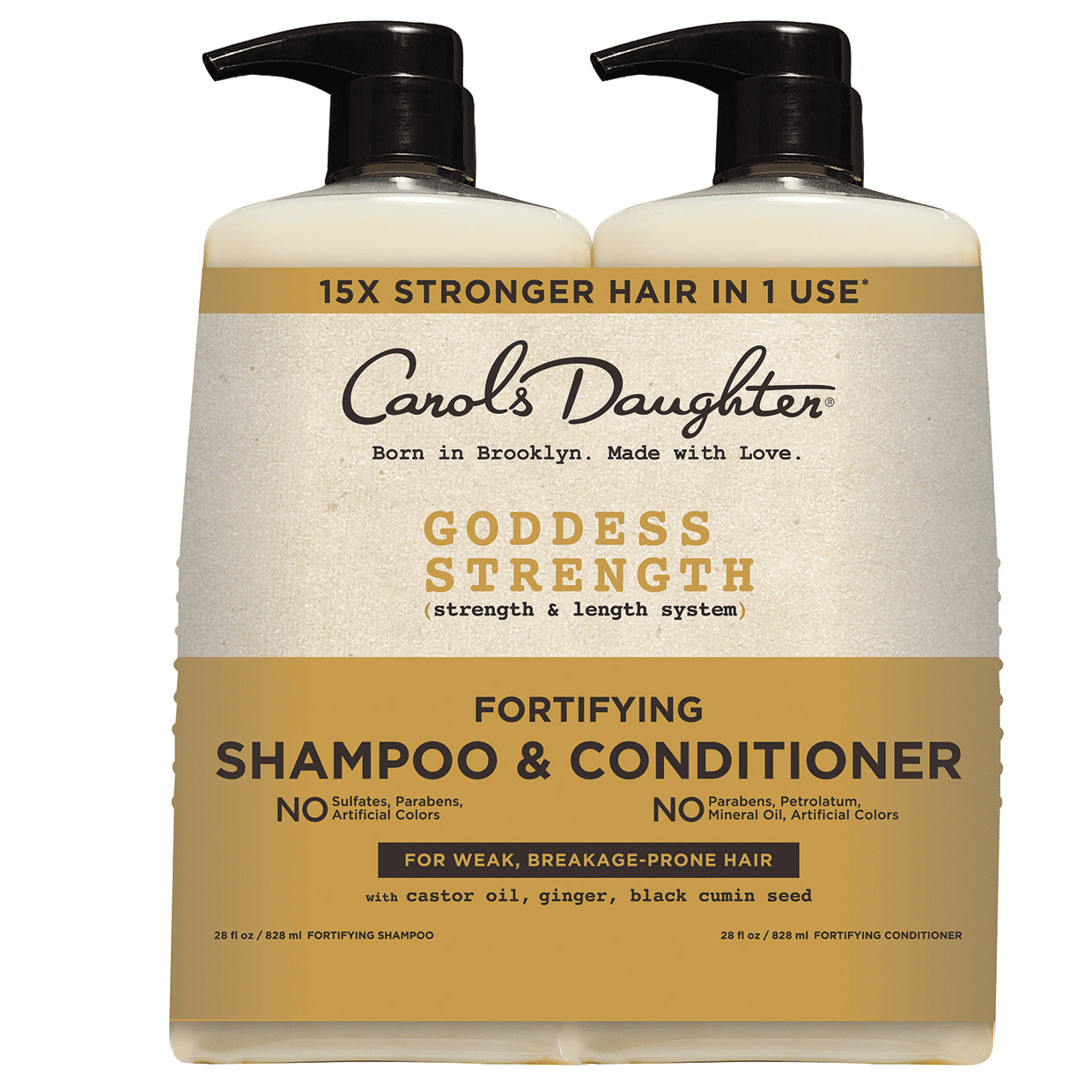 Carol's Daughter Goddess Strength Fortifying Shampoo and Conditioner ...