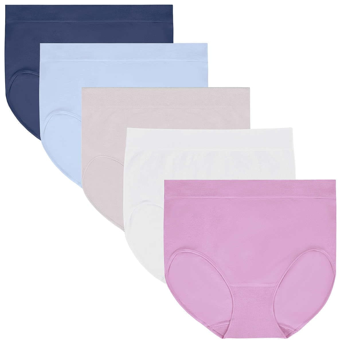 Carole Hochman Womens 5 Pack Seamless Brief (US, Alpha, Medium, Regular ...