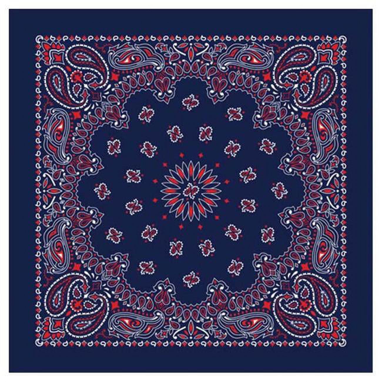 Carolina Manuf USA Paisley Bandanas - Honeysuckle Design - Walmart.com