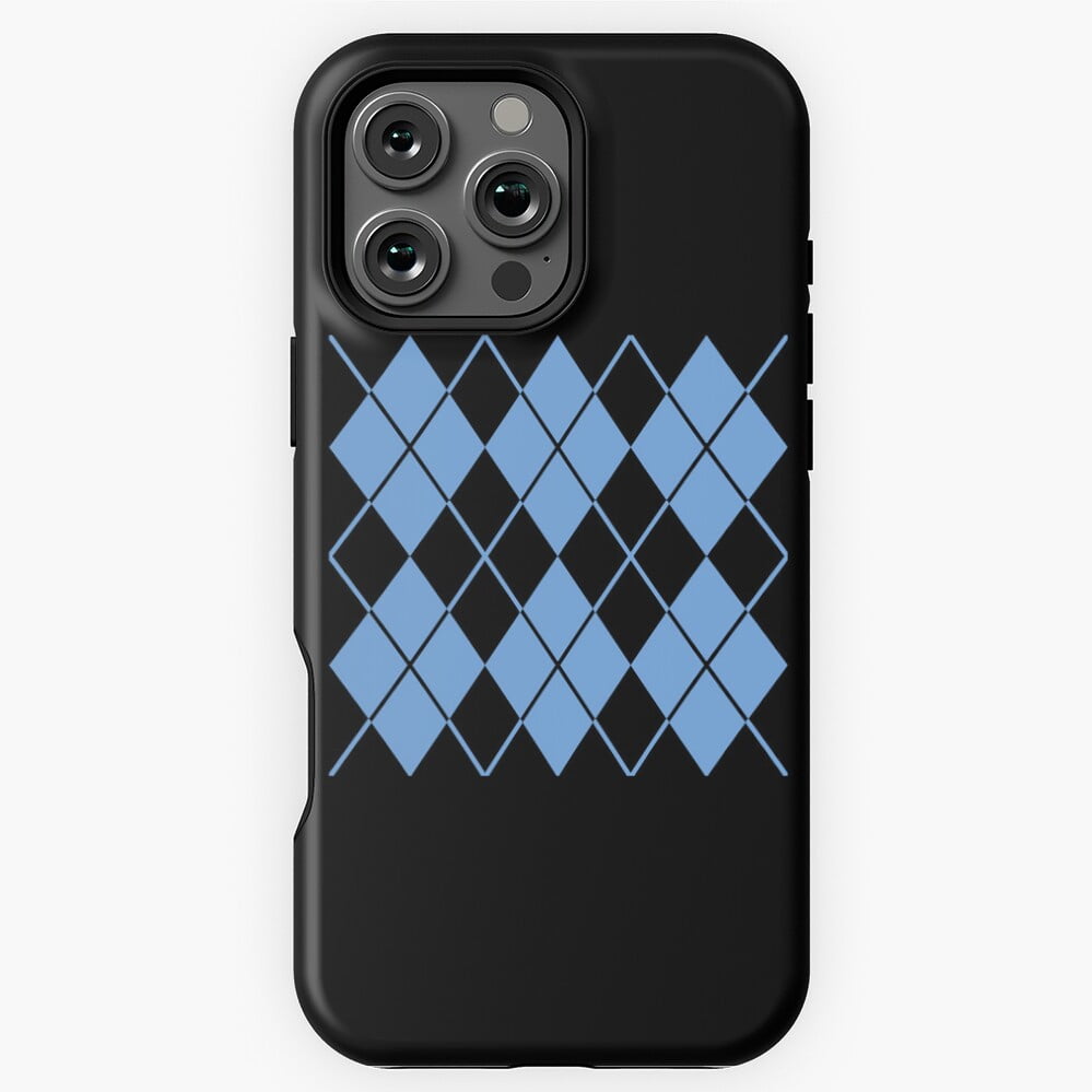 Carolina Argyle Classic UNC Tar Heels Phone Case for iPhone 16 15 14 13 ...