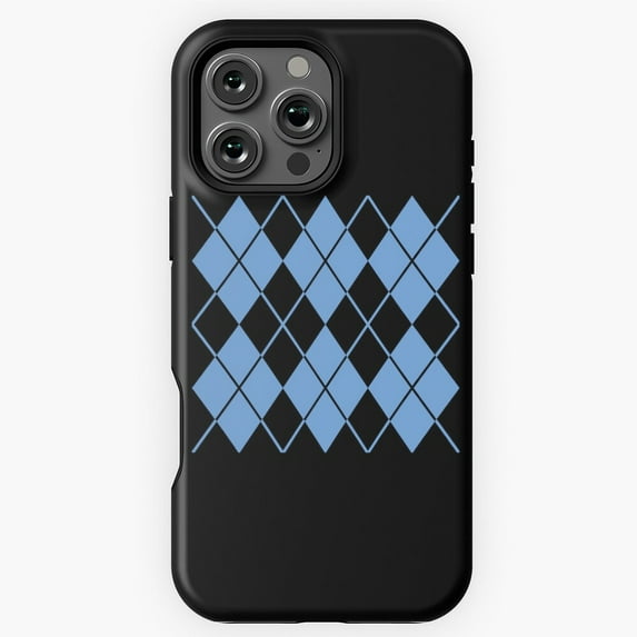 Carolina Argyle Classic UNC Tar Heels Phone Case for iPhone 16 15 14 13 ...