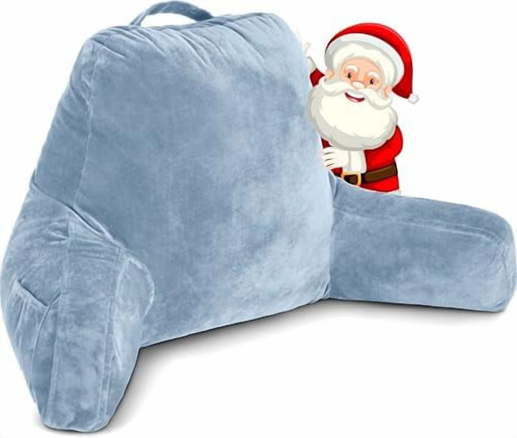 Carolina Blue, Original Reading Pillow in Bed Rest Chair, Shredded ...