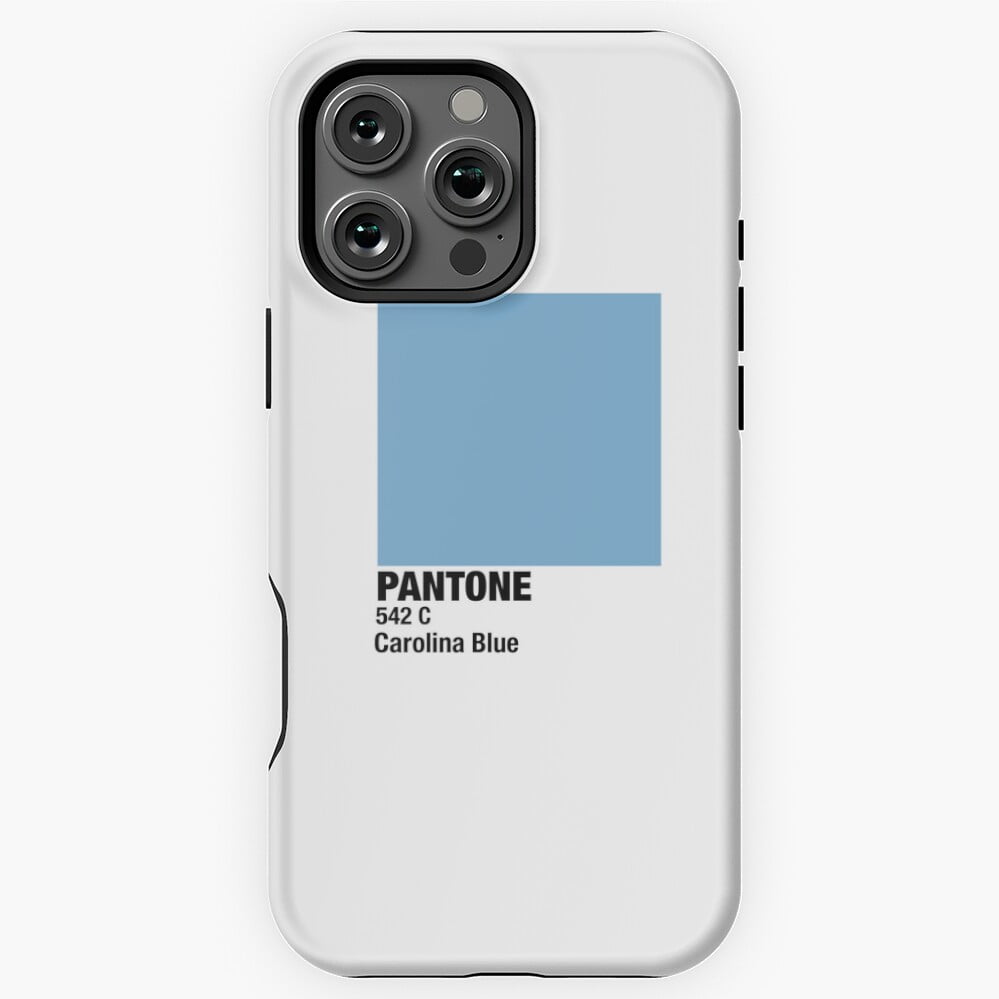 Carolina Blue Solid Color UNC Fan Phone Case for iPhone 16 15 14 13 12 ...