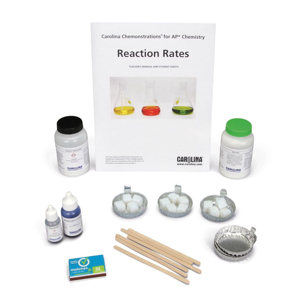 Carolina Chemonstrations For Use With Ap Chemistry: Reaction Rates Kit ...