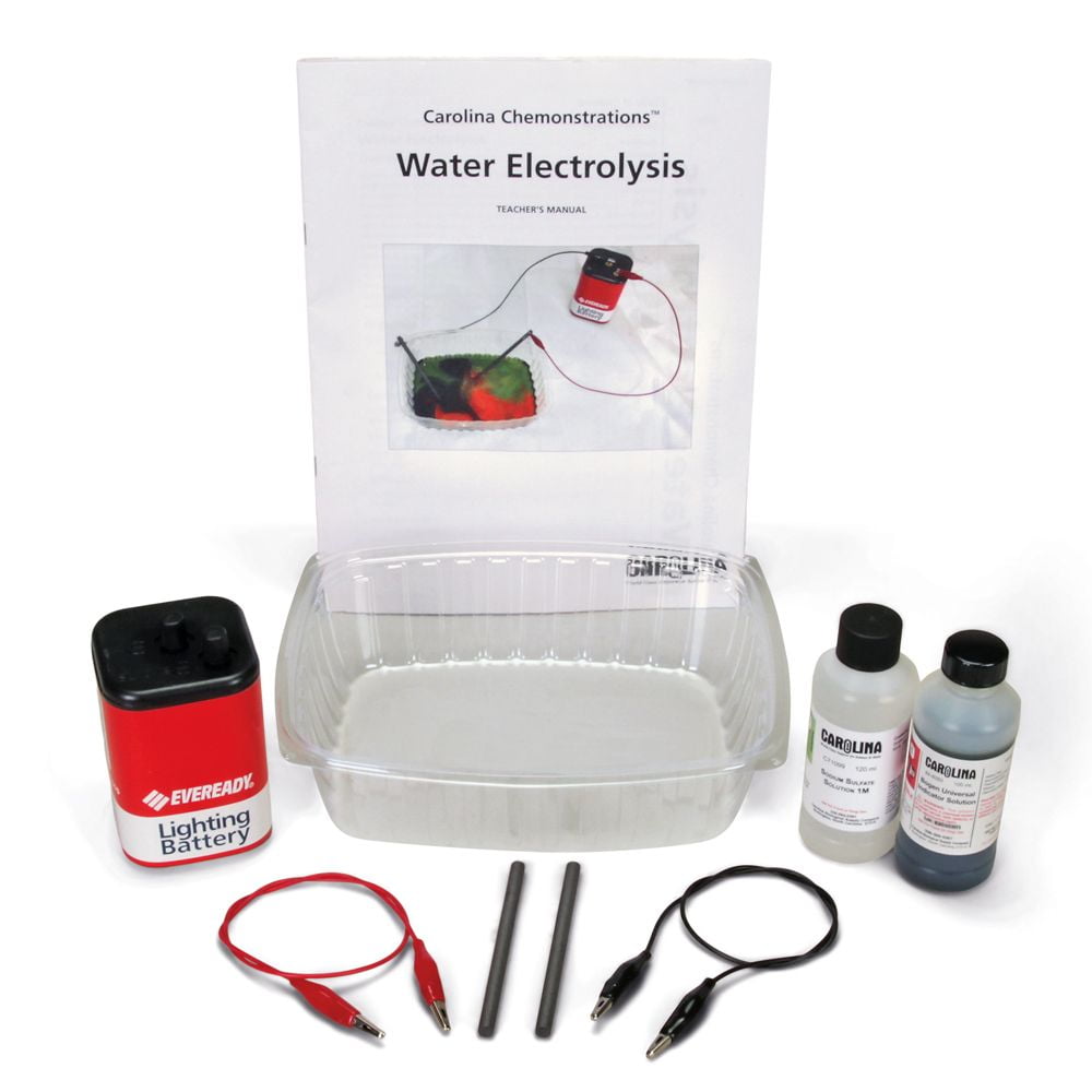 Carolina Chemonstrations: Water Electrolysis Kit - Walmart.com