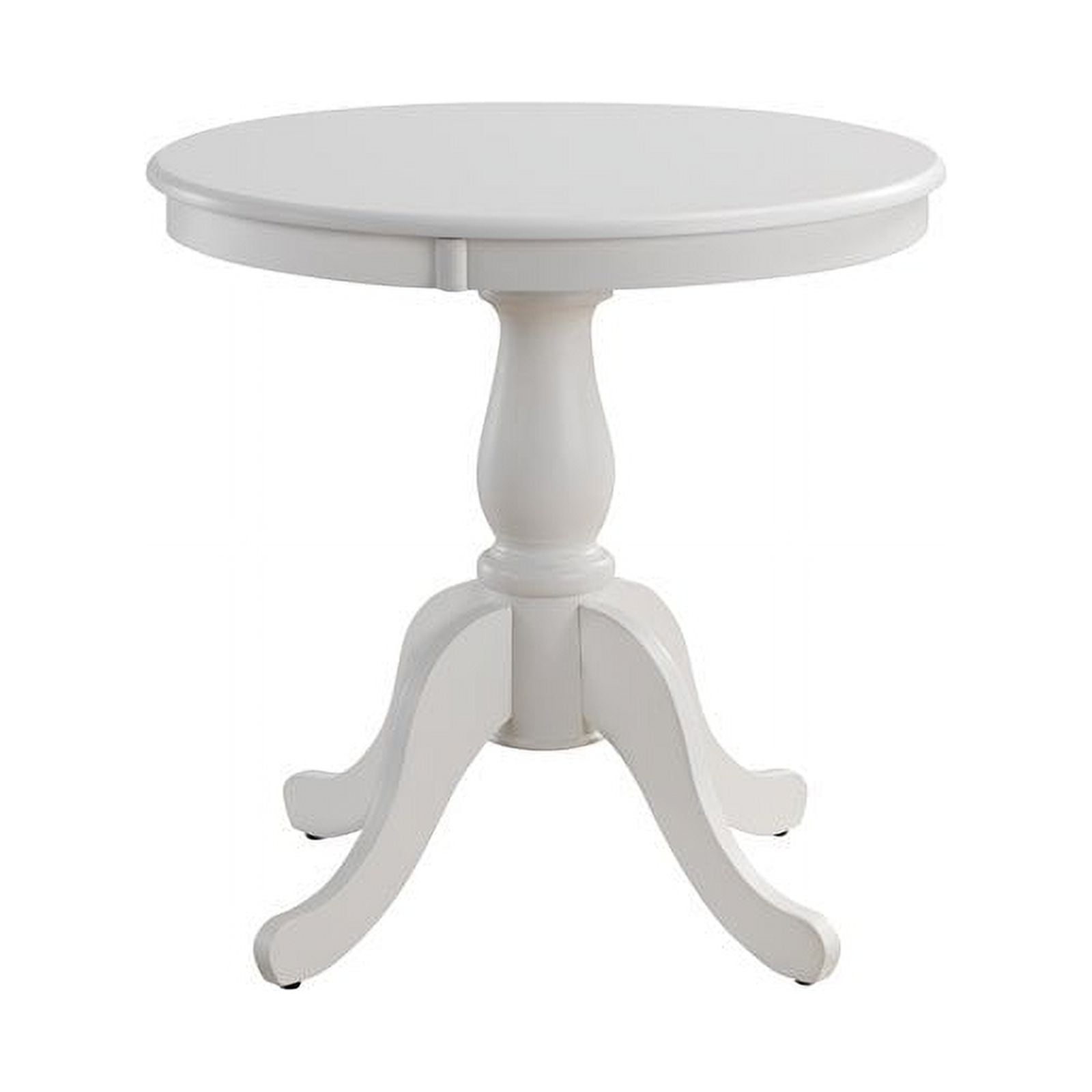 Carolina Classics Fairview 30" Round Pedestal Dining Table in White ...