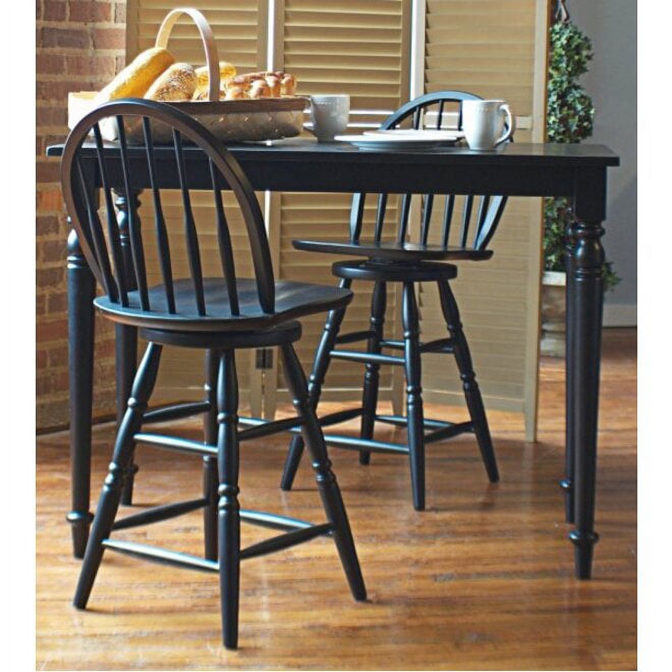 Carolina Classics Frederick Bar Table in Antique Black - Walmart.com