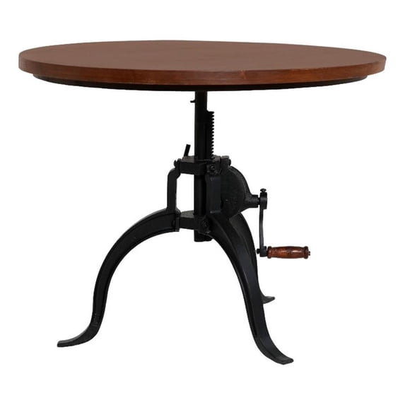 Carolina Classics Riley Adjustable Height Wood Coffee Table in Brown ...