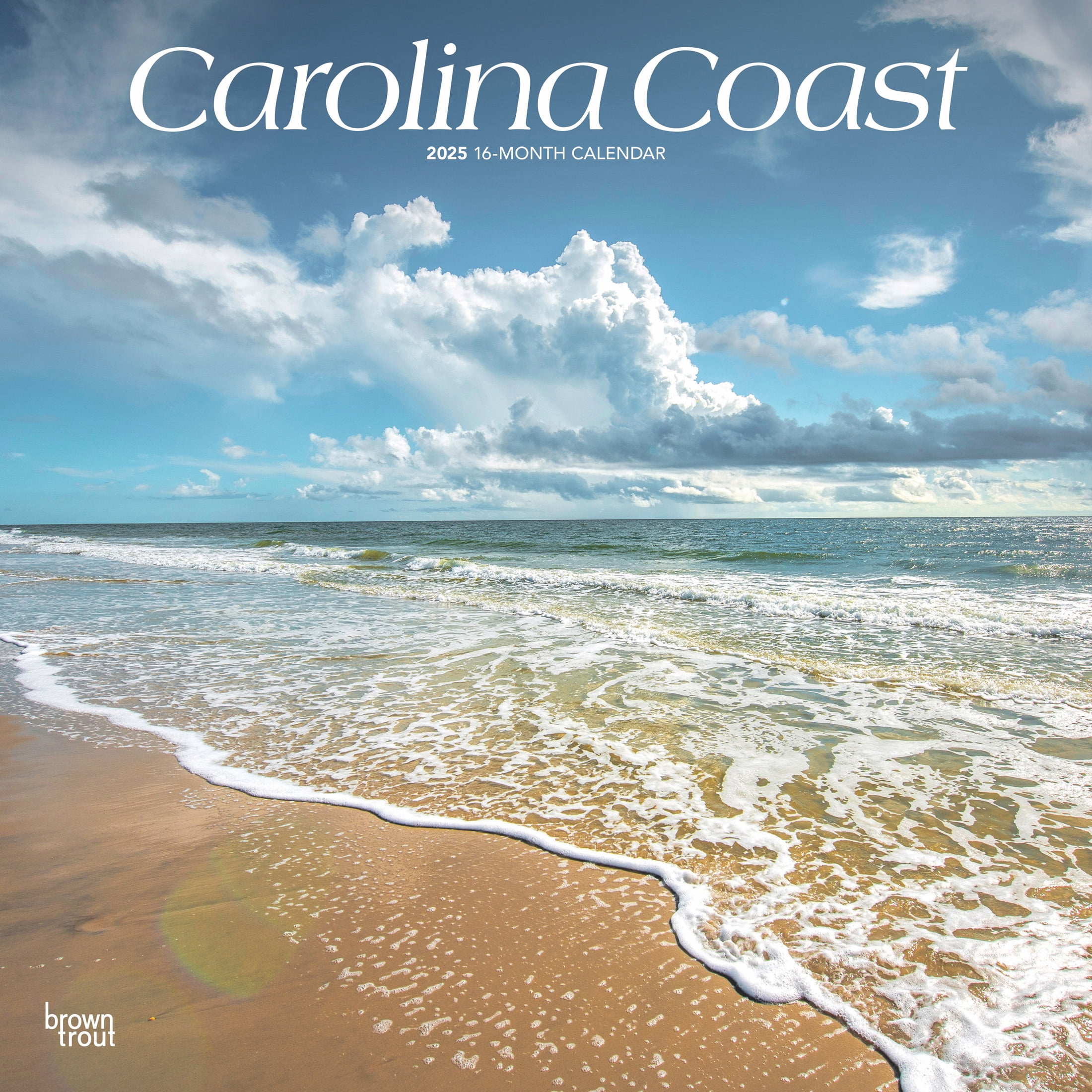 Carolina Coast | 2025 12x24" (Hanging) Wall Calendar | Plastic-Free ...