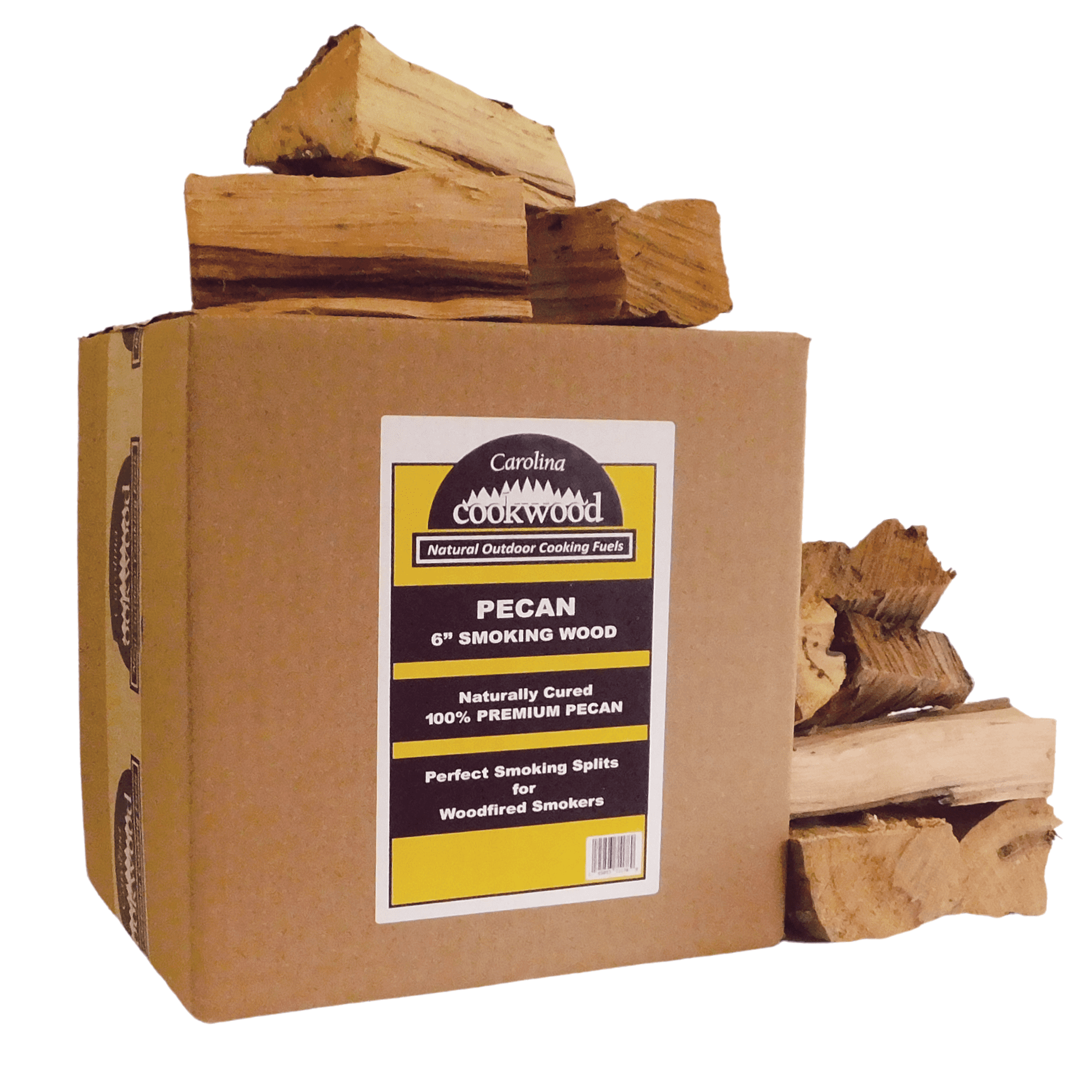 Carolina Cookwood Pecan Smoking Wood Logs for Wood-Fired and Charcoal ...