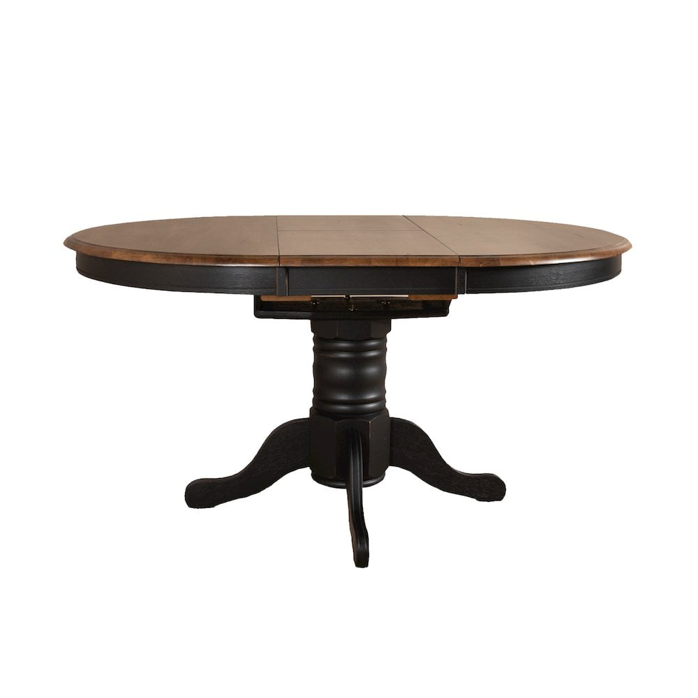 Carolina Crossing 5 Piece Pedestal Table Set- Black - Walmart.com