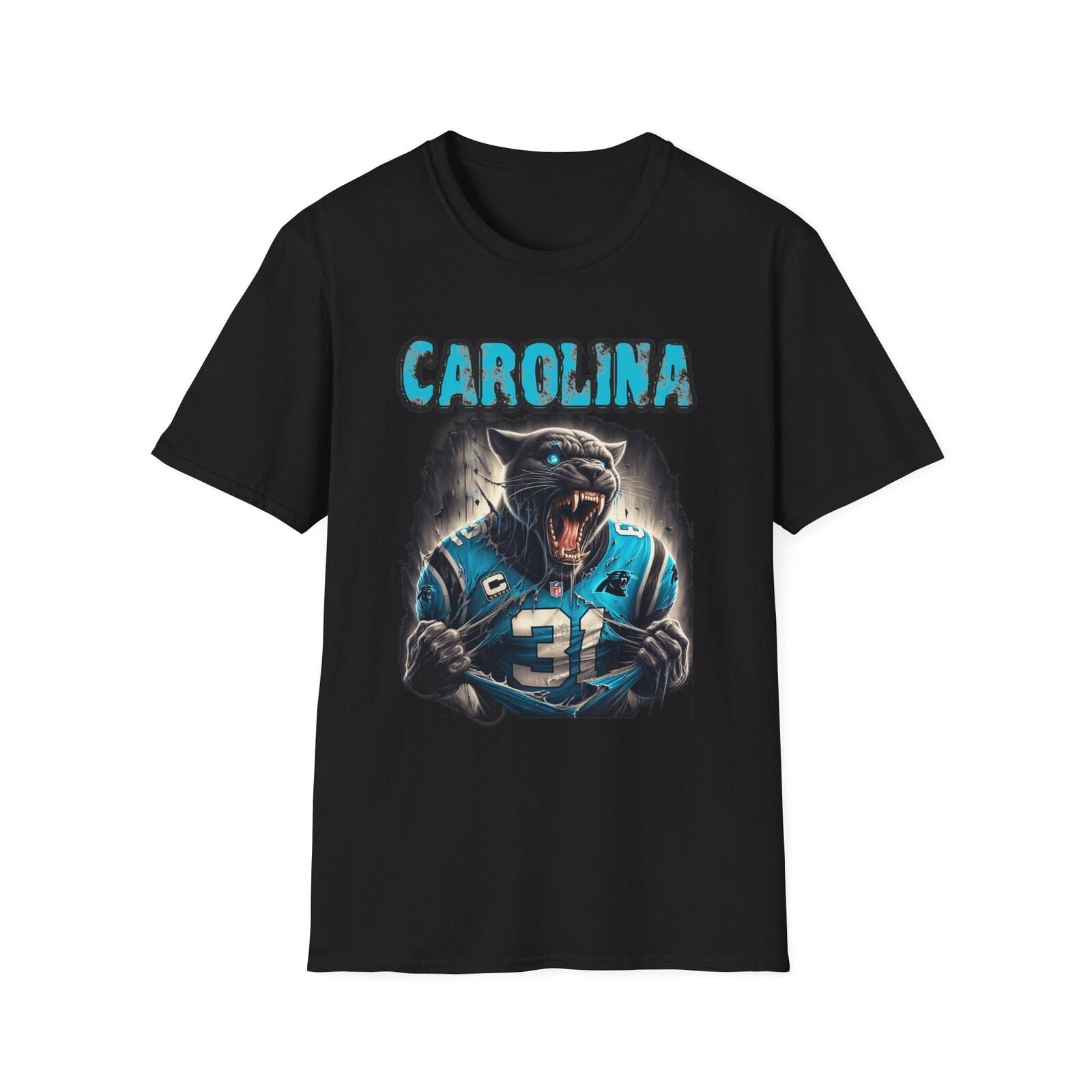 Carolina Fear Zone Shirt - Haunted Football Spirit Style Gear - Walmart.com