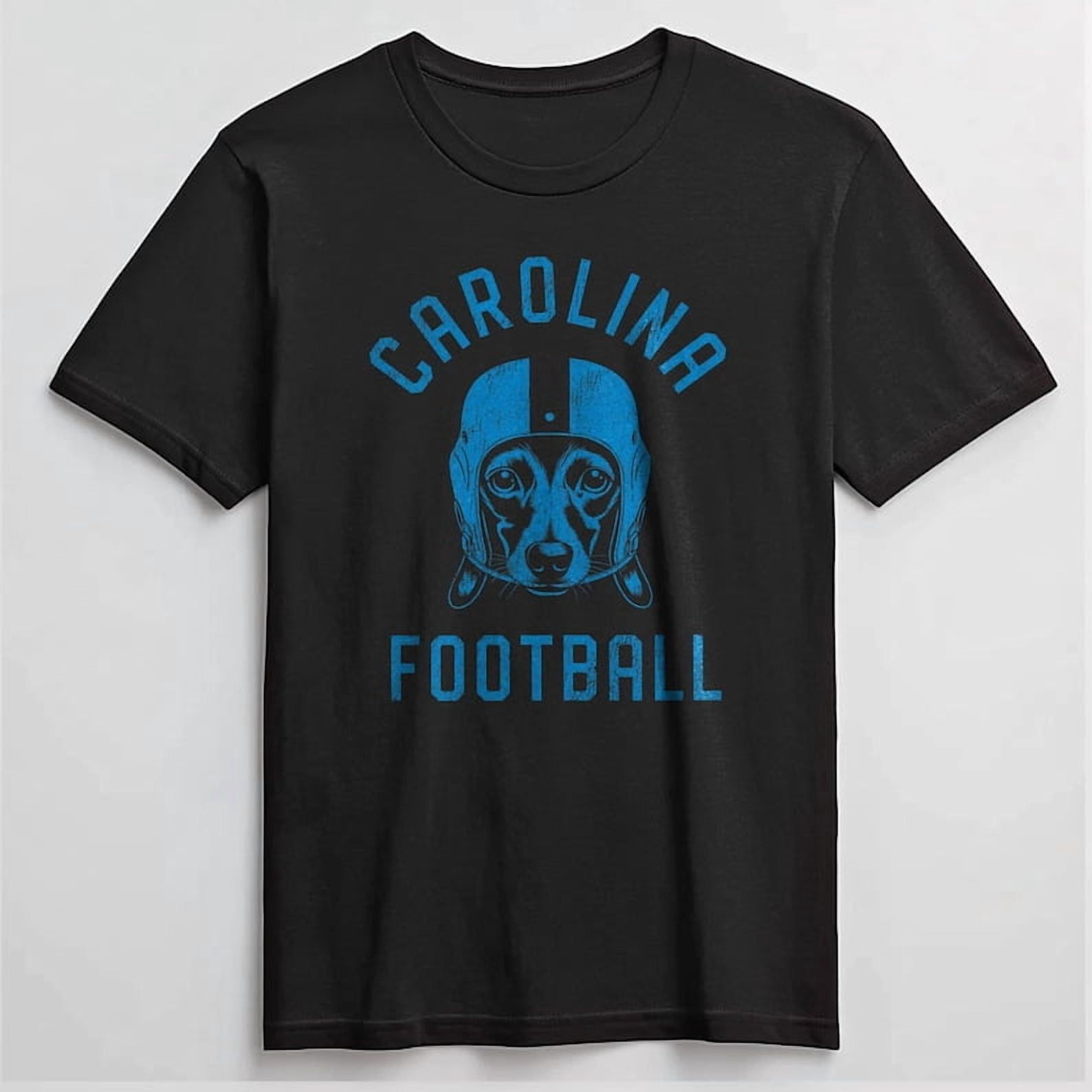 Carolina Football Dachshund Panthers Graphic T-Shirt, Dog Lover Fan ...