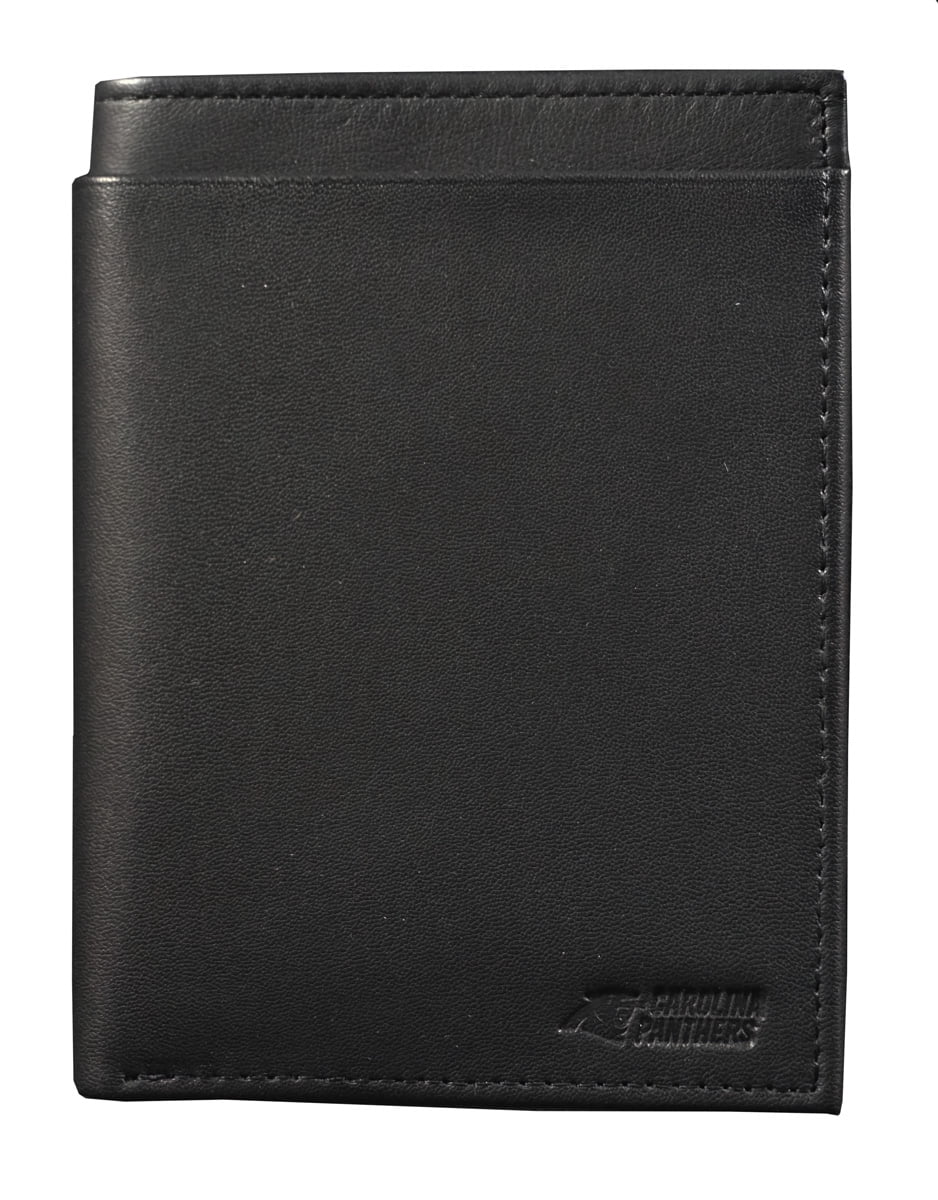 Carolina Football Panthers Black Leather RFID Blocking Passport Holder ...