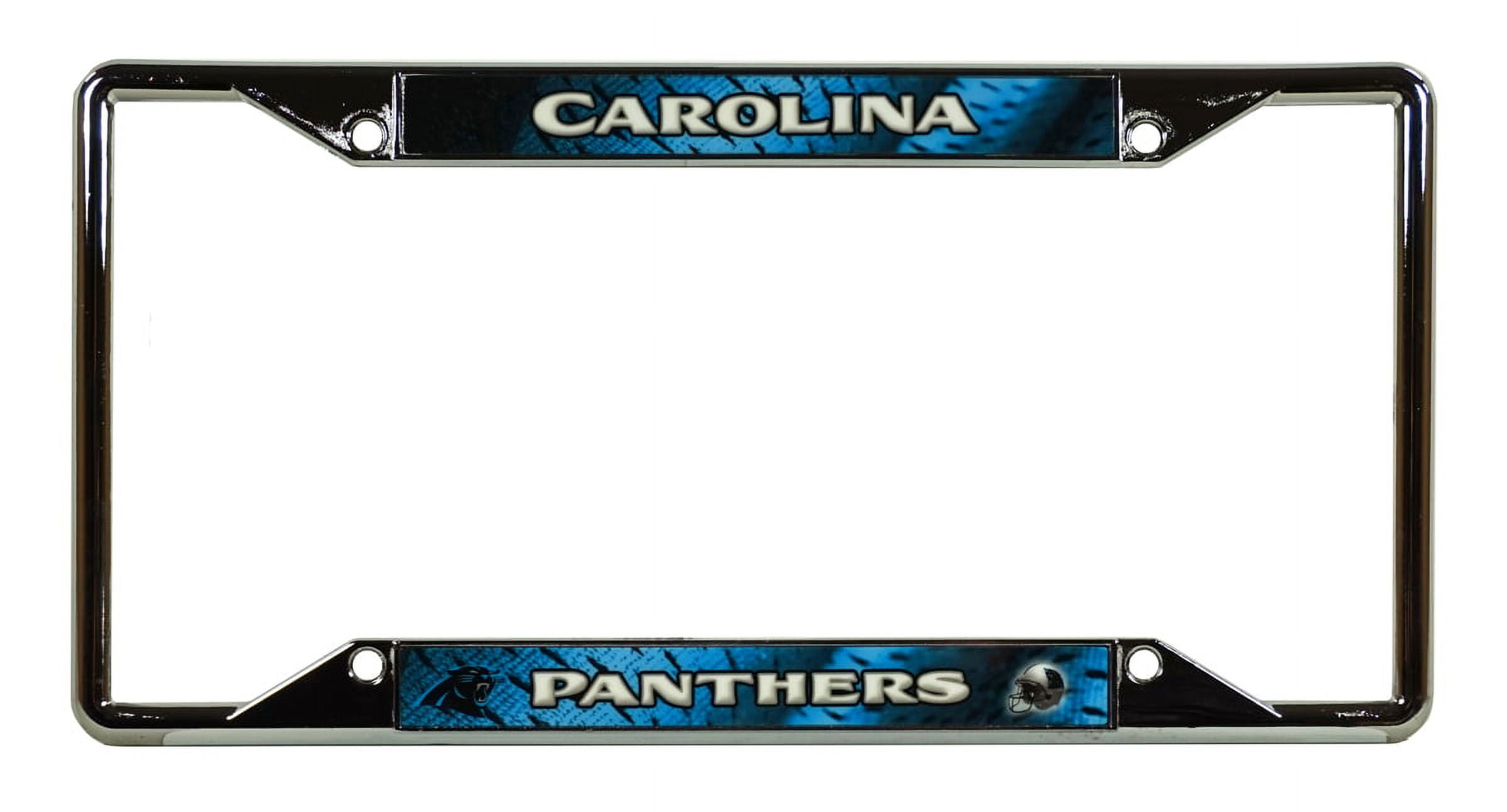 Carolina Football Panthers EZ View License Plate Frame - Designed for ...