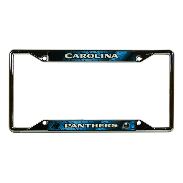 Carolina Football Panthers EZ View License Plate Frame - Designed for ...