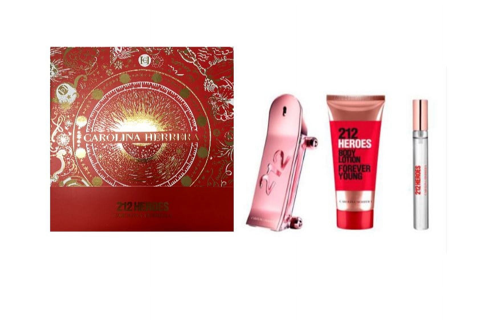 Carolina Herrera 212 Heroes For Her 3-Pcs Gift Set (Eau de Parfum ...