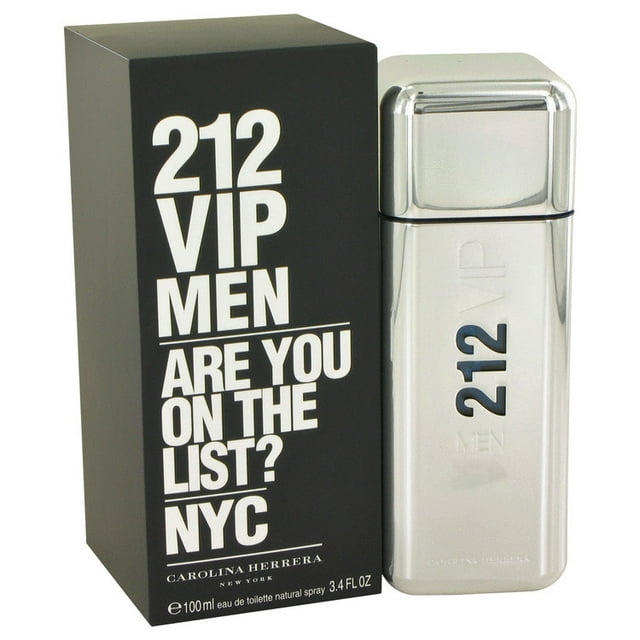 Carolina Herrera 212 VIP Men Eau De Toilette Spray, Cologne for Men, 3. ...