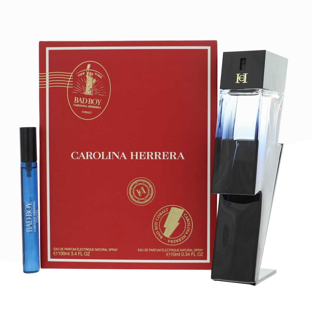 Carolina Herrera Ch Bad Boy Cobalt Gift Set - Walmart.com