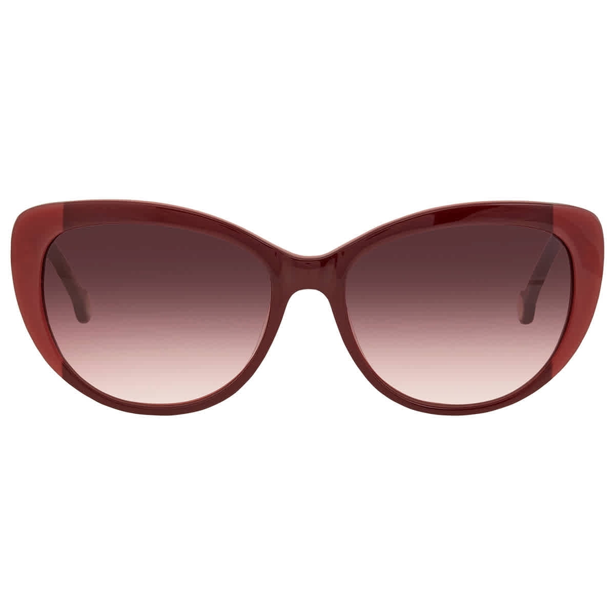 Carolina Herrera Designer Sunglasses SHE648-OGEV in Burgundy Rose ...