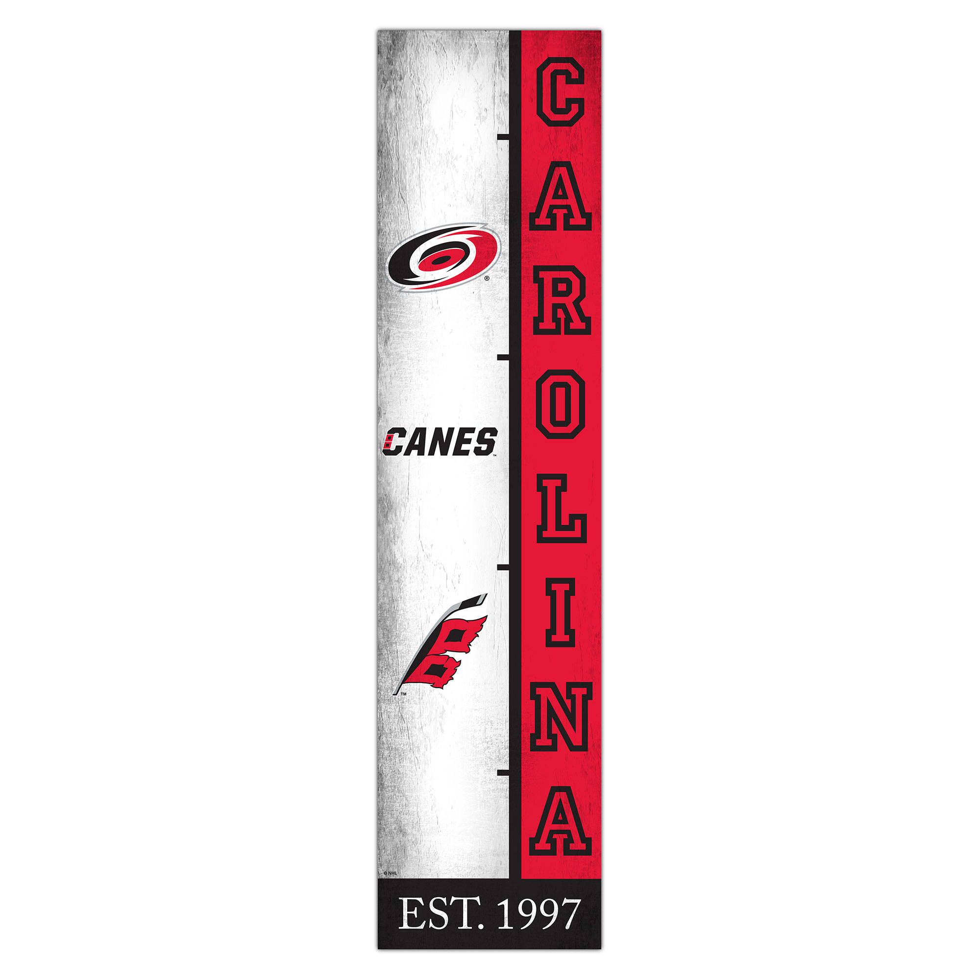 Carolina Hurricanes 6" x 24" Progression Wood Sign - Walmart.com