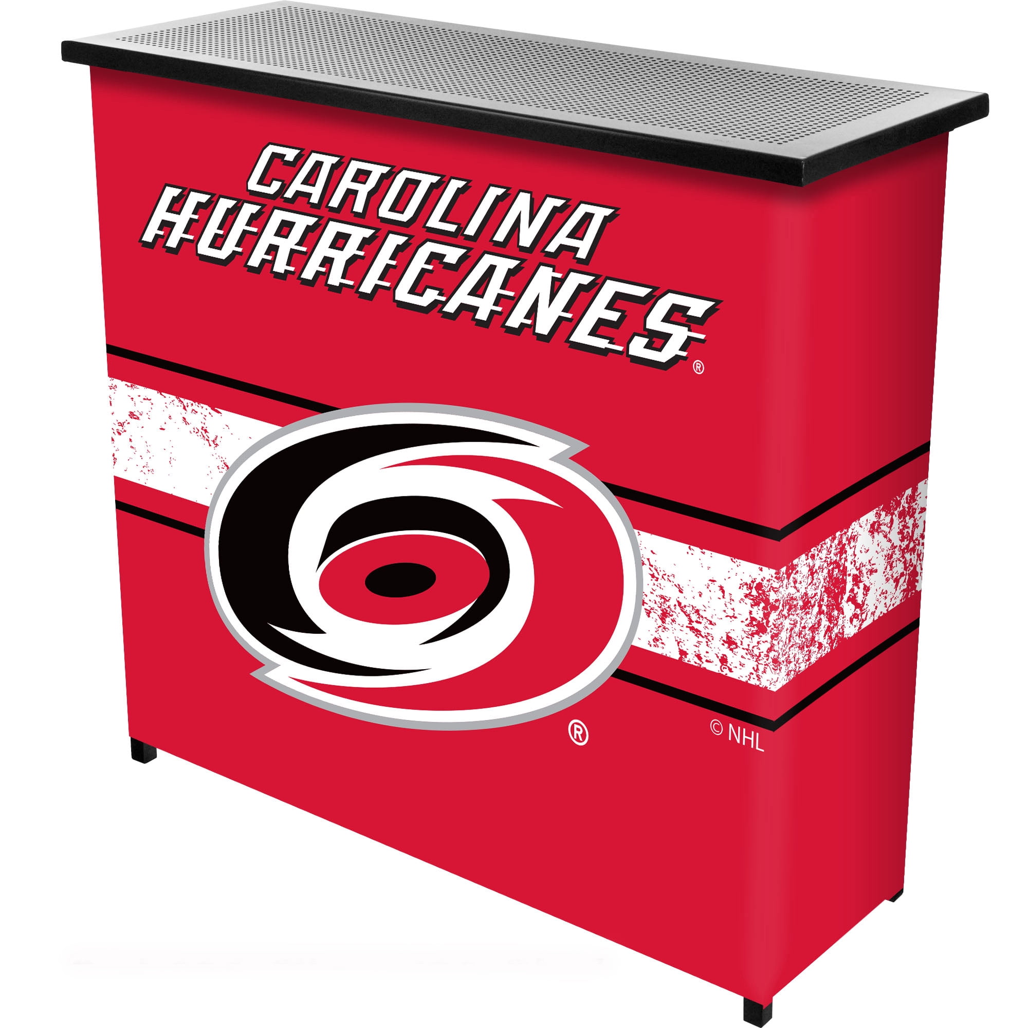 Carolina Hurricanes Logo Indoor or Outdoor Portable Bar with 2 Shelves ...