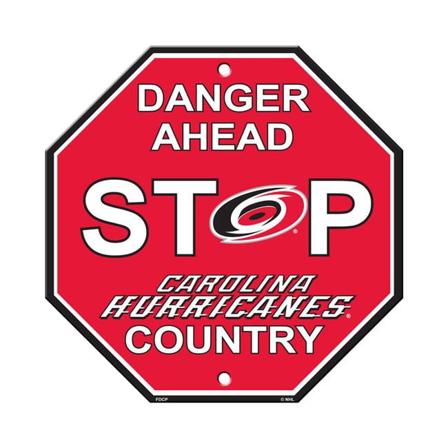 Carolina Hurricanes Sign 12x12 Plastic Stop Style Special Order ...