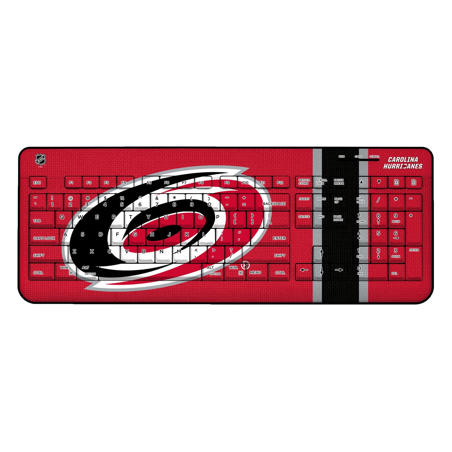 Carolina Hurricanes Stripe Wireless Keyboard - Walmart.com