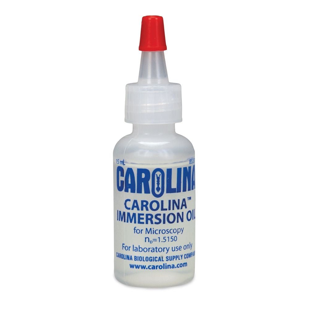 Carolina Immersion Oil, Laboratory Grade, 15-Ml Dropping Bottle ...