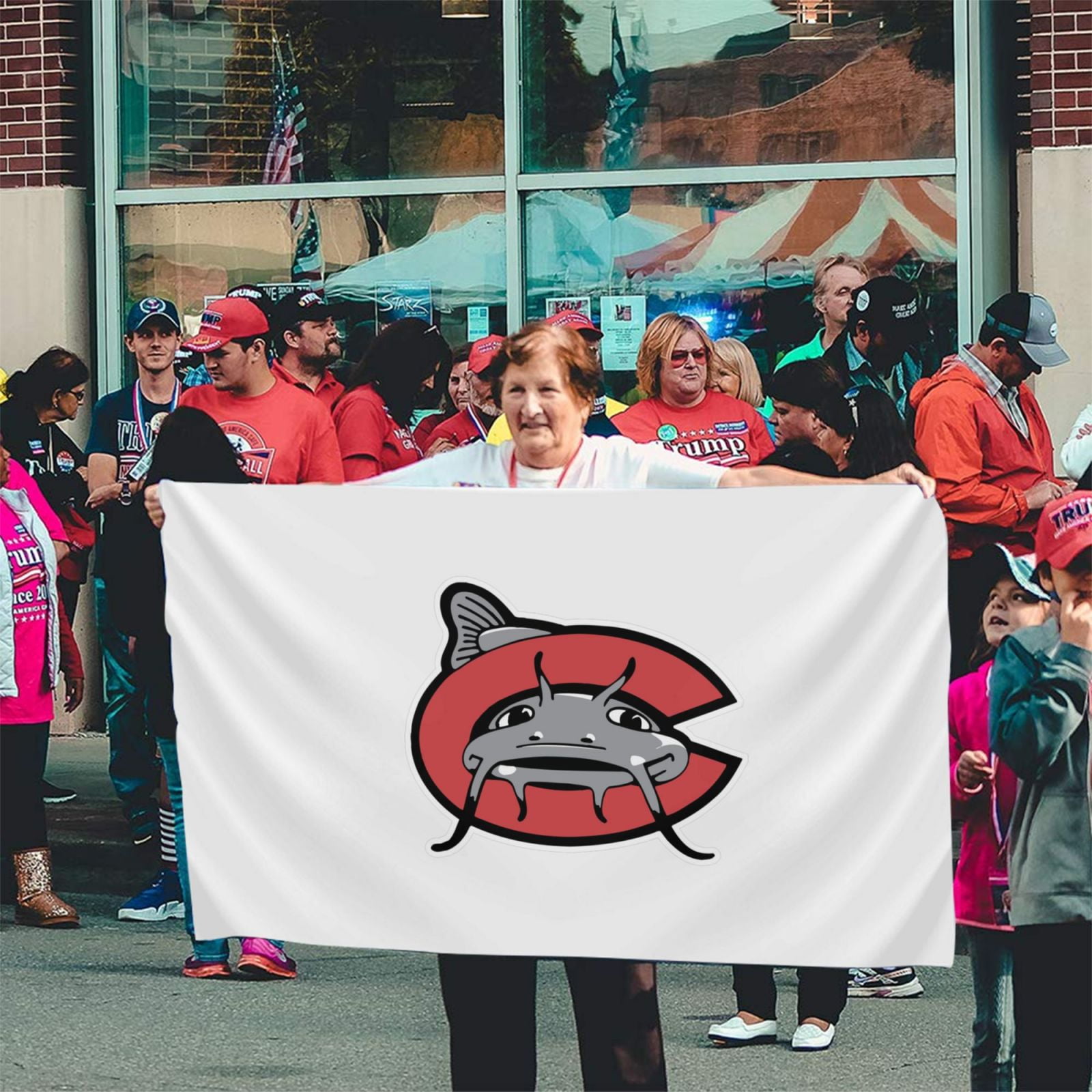 Carolina Mudcats University Logo Banner Breeze Flag Outdoor Flags Home ...